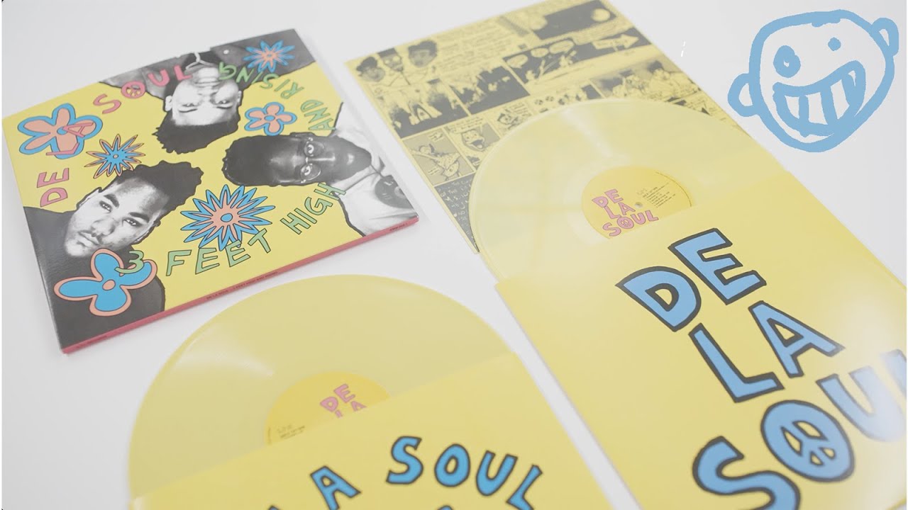 DE LA SOUL "3 Feet High and Rising" Yellow Vinyl Unboxing 2023 Re-Issue ...