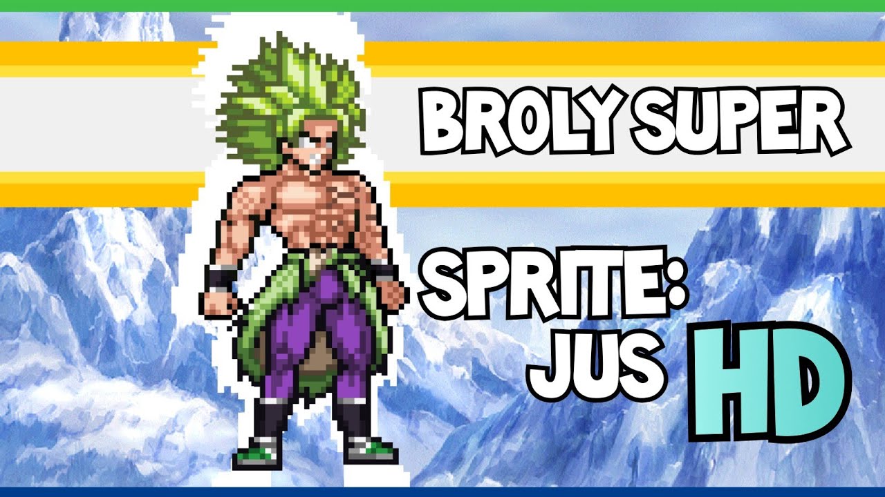 Broly Super |Sprite Jus.png (Recortada) - YouTube