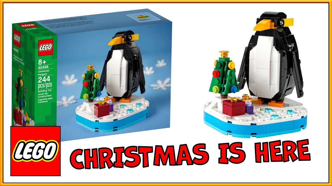 SPEED BUILD of LEGO Christmas Penguin 40498 2021 - YouTube