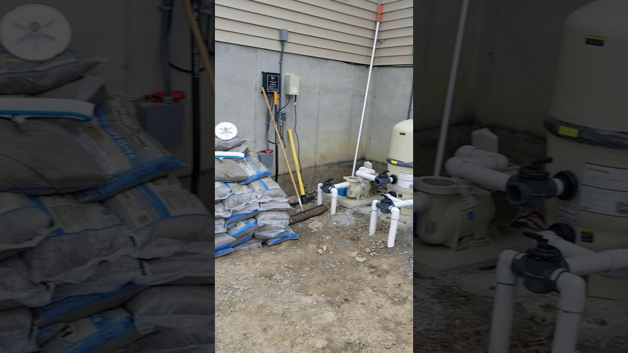 Wood Stove Pools heating like a champ - YouTube