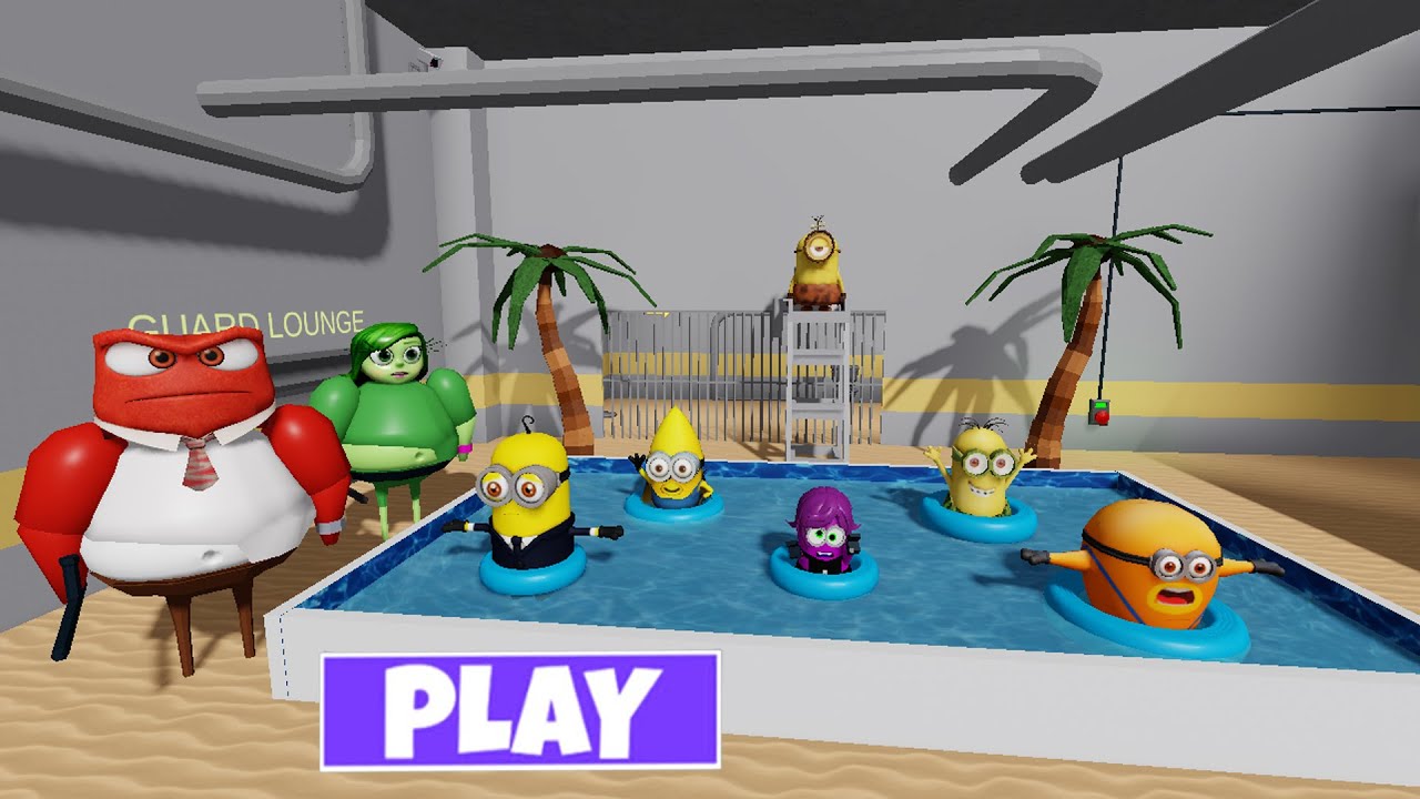 SECRET UPDATE | ANGER BARRY & SADNESS BARRY LIFE GUARD WITH ALL MINIONS ...