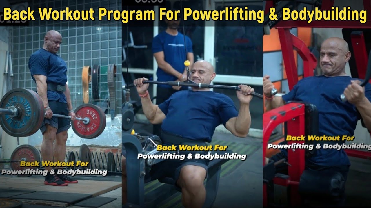 Back Workout Program For Powerlifting & Bodybuilding | Mukesh Gahlot # ...
