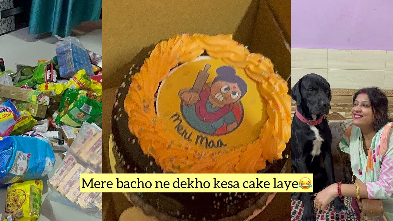 Mother’s day pe Vaishali se hui ldai 😡|| mene cake kyu nhi kata? - YouTube