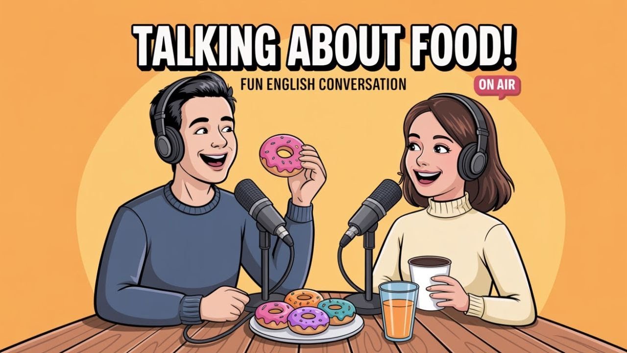 Learn English with Food 🍳 Fun Conversations About Meals | Beginner ...