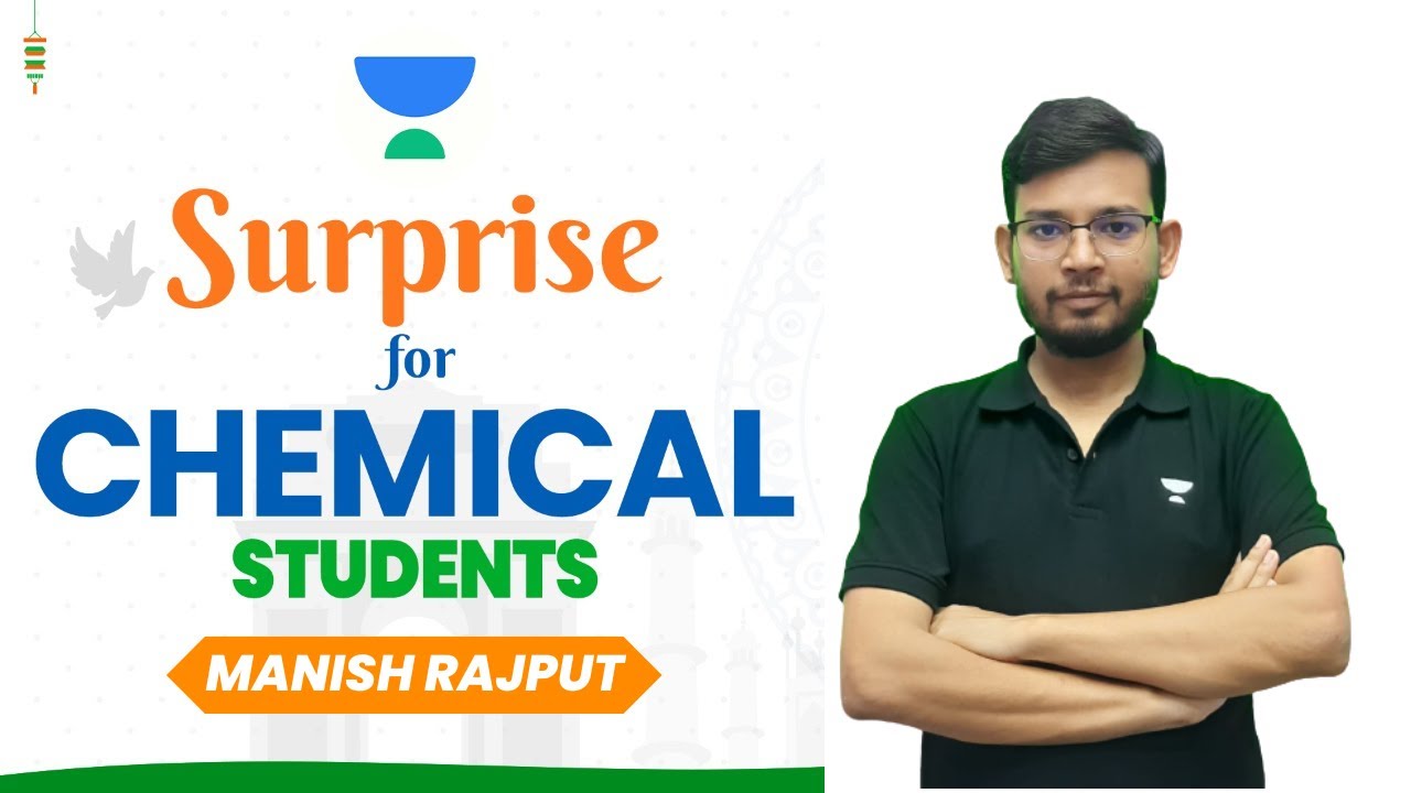 Surprise for Chemical Students | GATE 2024 | Manish Rajput - YouTube
