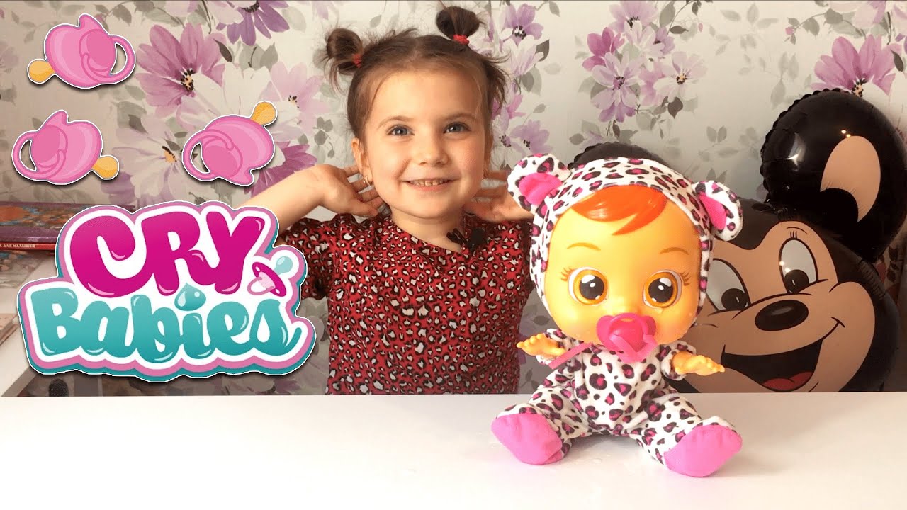 Кукла пупс плакса Cry Babies Lea - YouTube