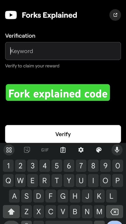 Fork explained code blum#blum #fork #codes #blumcode - YouTube
