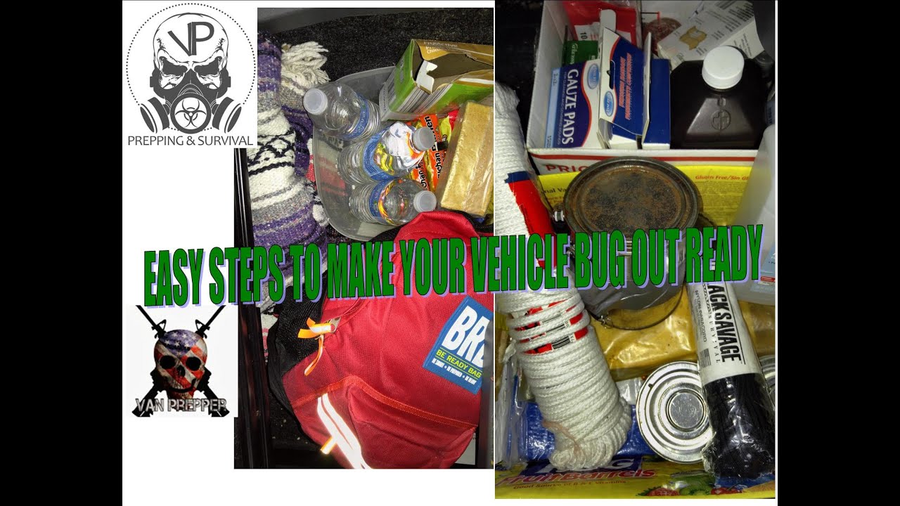 SHTF Prepping- Easy steps to make your vehicle bug out ready - YouTube