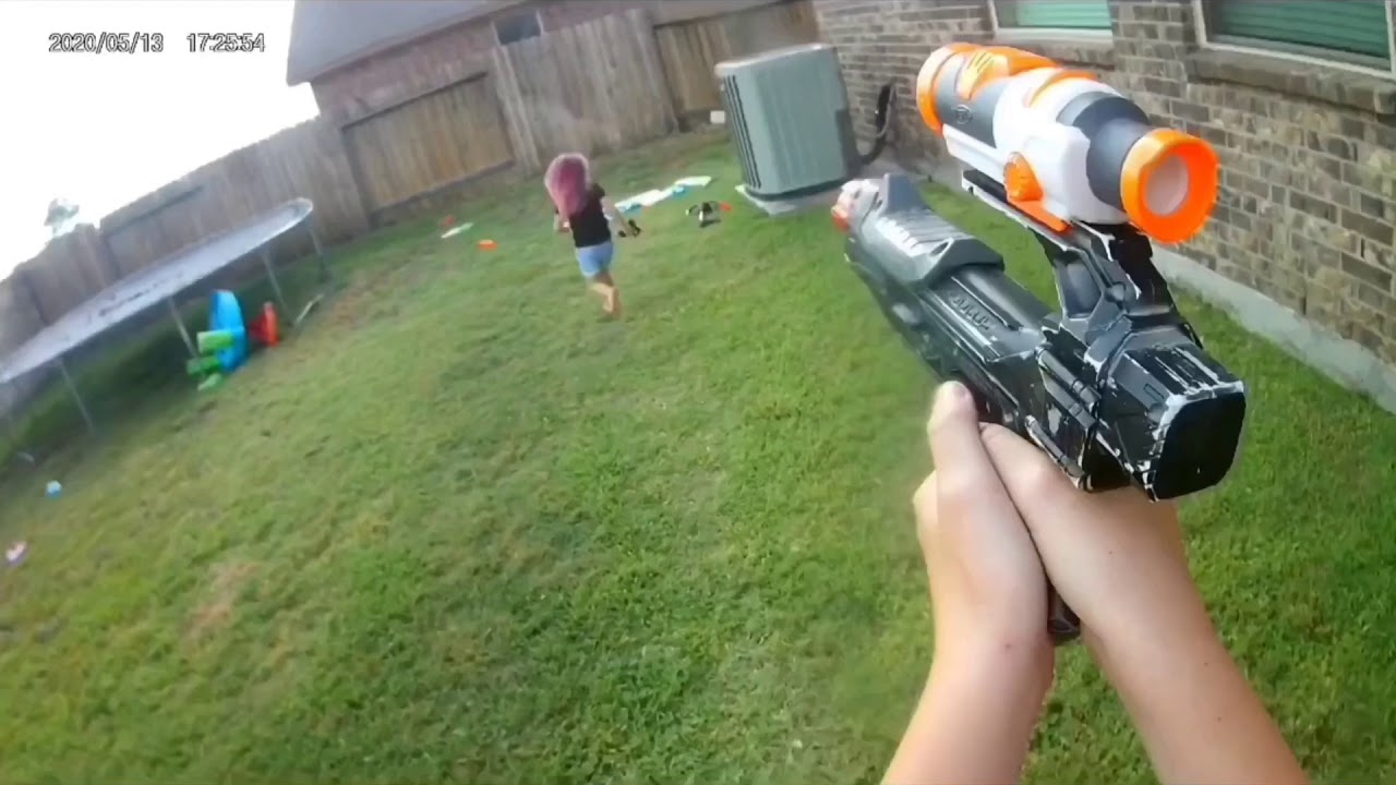 Call of duty irl warfare gun game house - YouTube