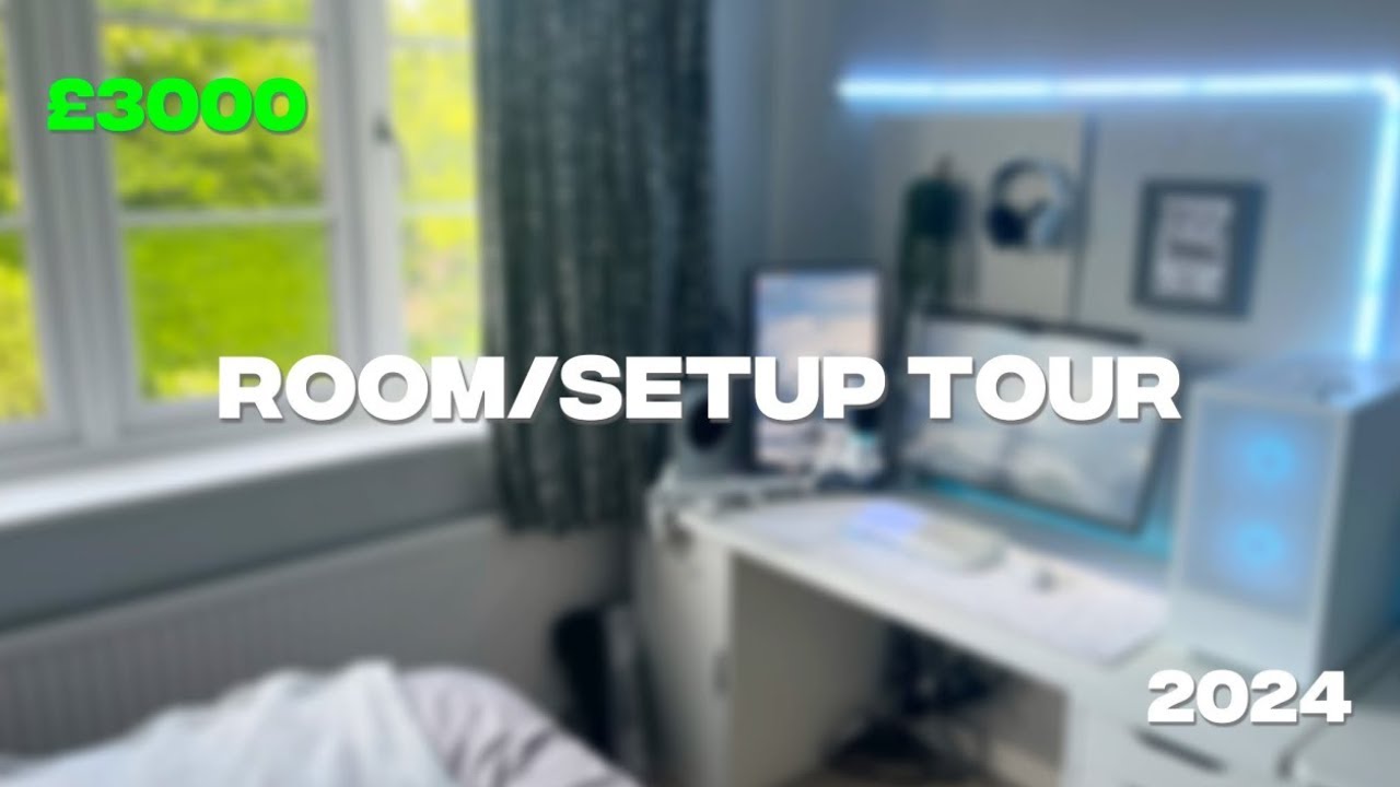 A 14 year olds DREAM room/setup tour... - YouTube