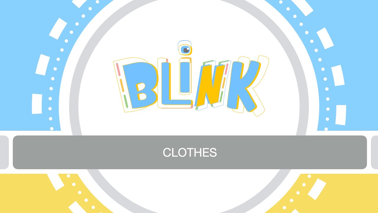 Vocabulary Games: Clothes (Blink) - YouTube