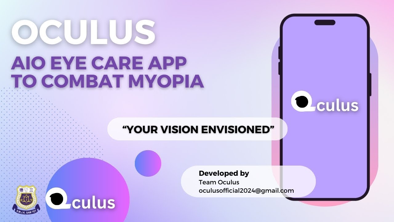 Oculus: All-in-One Eye Care App to Combat Myopia - YouTube