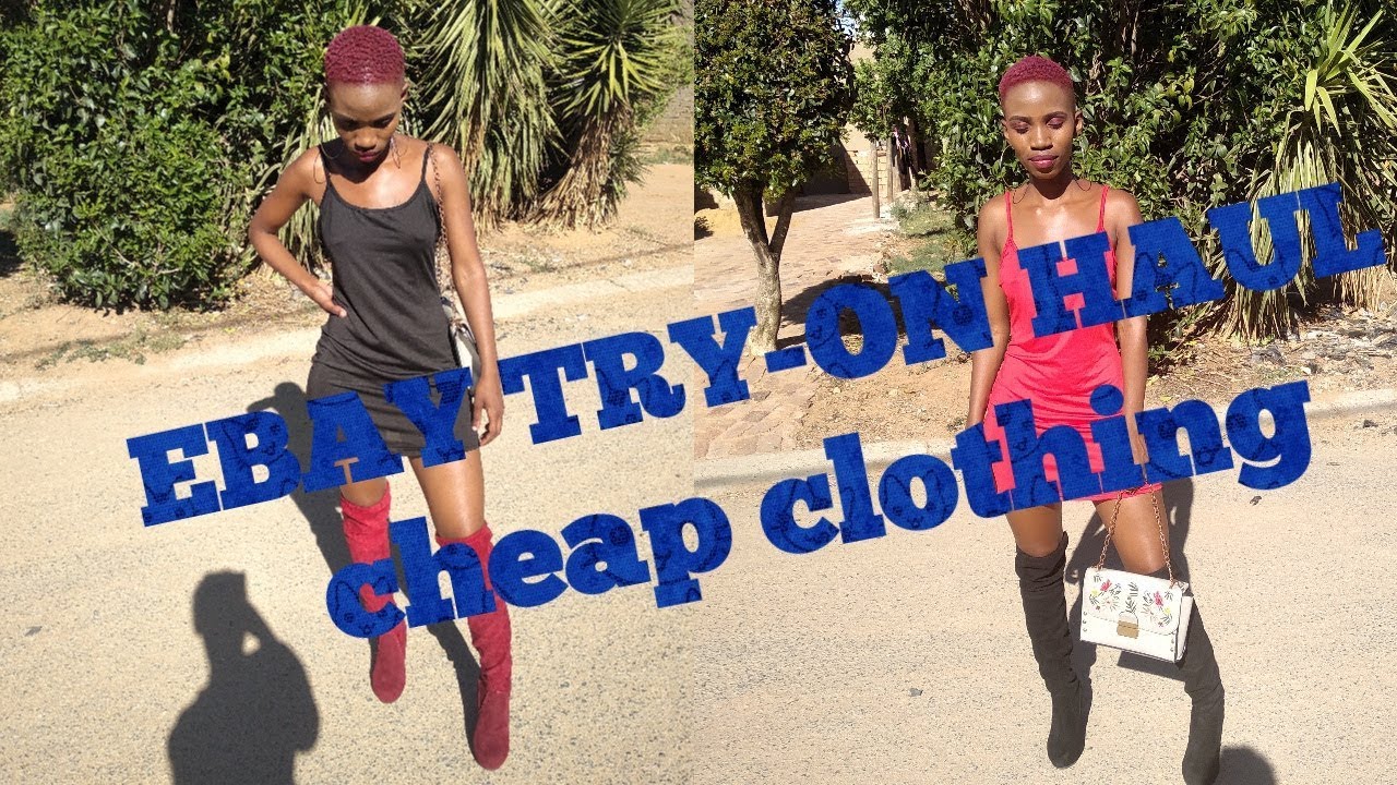 EBAY TRY ON HAUL | SLAY IN AFFORDABLE CLOTHING - YouTube