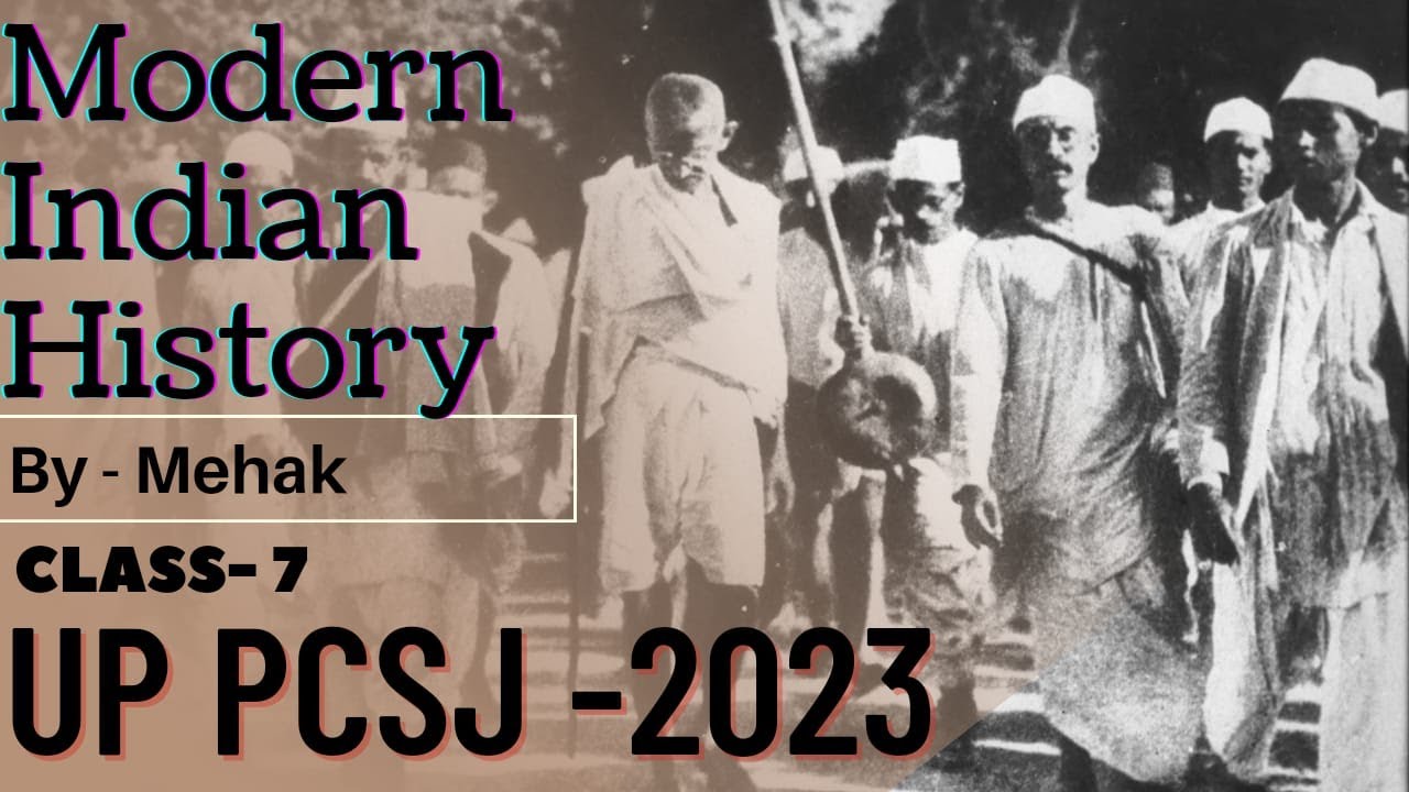 Modern Indian history (class-7) by MEHAK ||COMPLETE preparation of UP ...