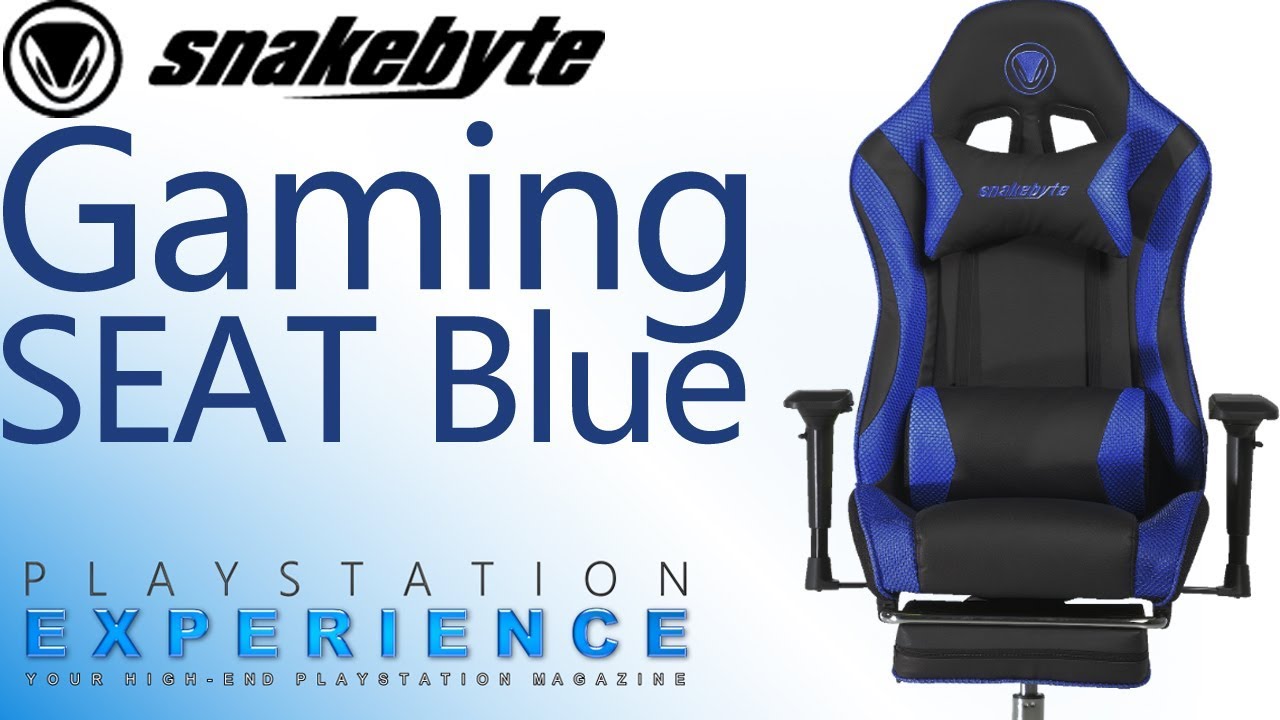 Der Snakebyte GAMING:SEAT BLUE bei uns im Test ★ PlayStation Experience ...