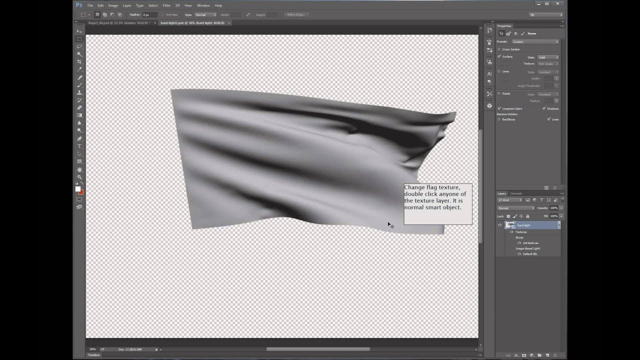 3d Flag In Photoshop CC YouTube 3d Flag In Photoshop CC YouTube