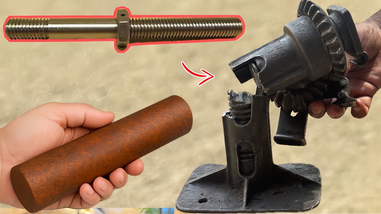 How I Revived a 1979 Ratcheting Screw Jack from Rusty Iron | DIY ...