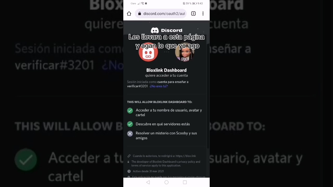 como verificar tu user por bloxlink - YouTube