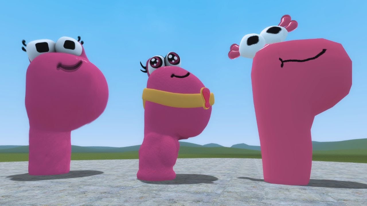 ALL LETTER P ALPHABET LORE FAMILY in Garry's Mod ! - YouTube