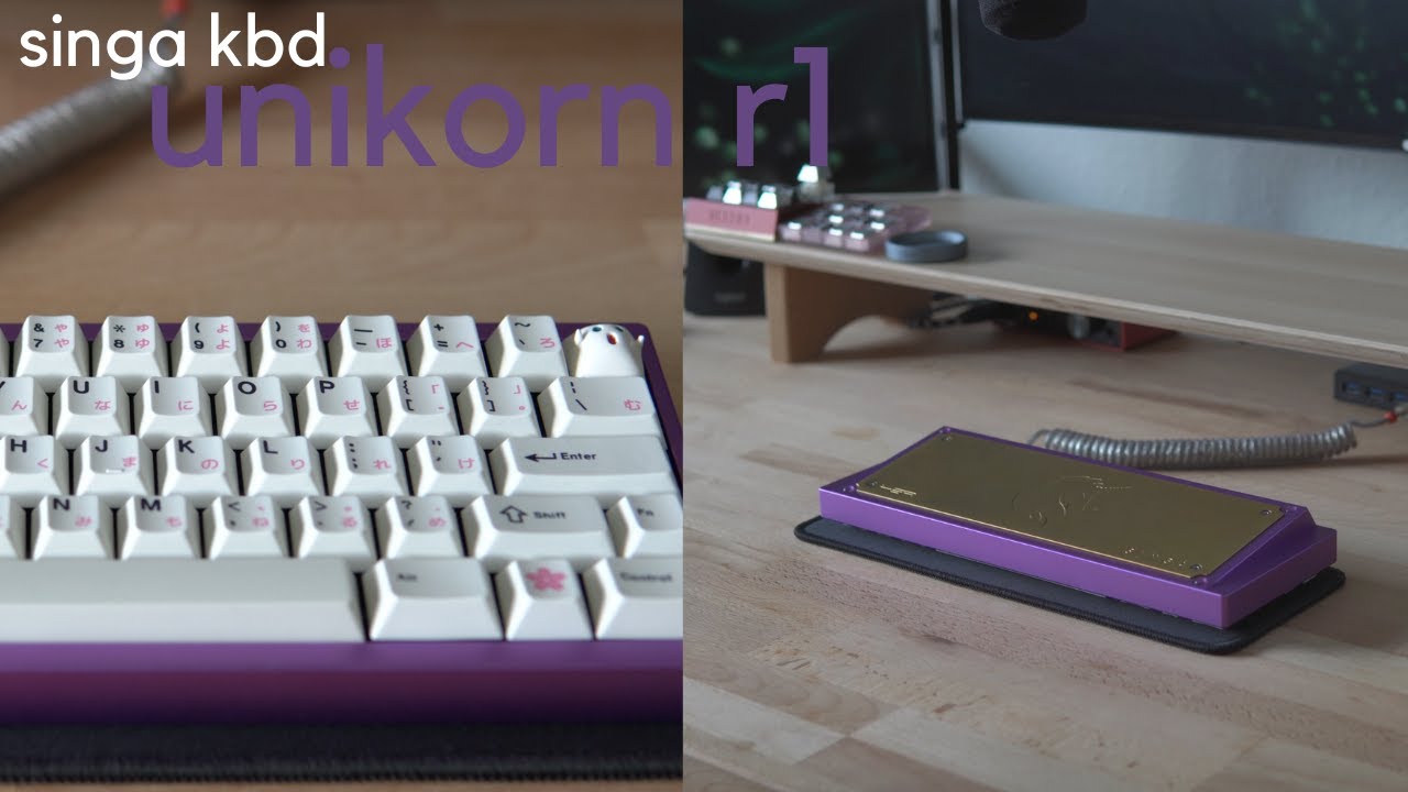 TGR x Singa Unikorn R1 Keyboard Typing Sound Test - YouTube