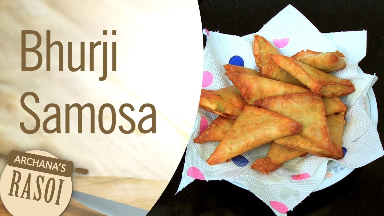 Egg Bhurji Samosa By Archana || India Food Network - YouTube