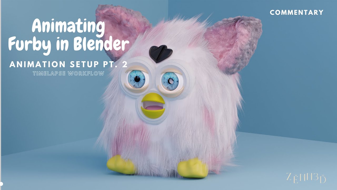 Bringing Furby to Life: My Top 7 Tips Animating in Blender 3D - YouTube