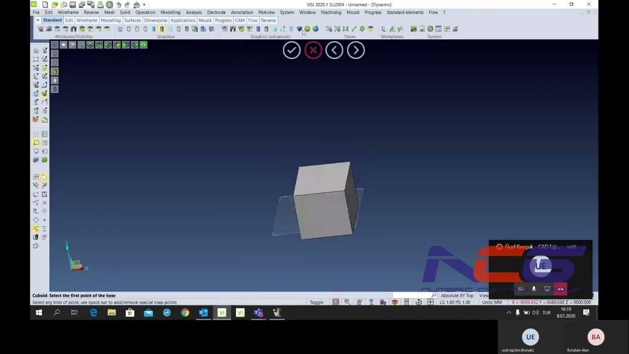 CAM 14. Takım 1 - VISI CAD CAM Eğitimleri - VISI 2021 - YouTube