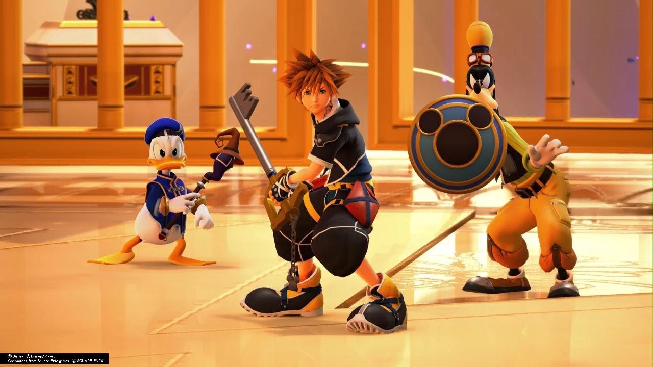 KINGDOM HEARTS Ⅲ(Olympus Boss)(First Boss) - YouTube