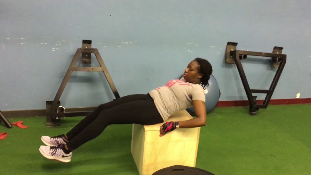 Abdominal exercise - elevated in and outs - YouTube