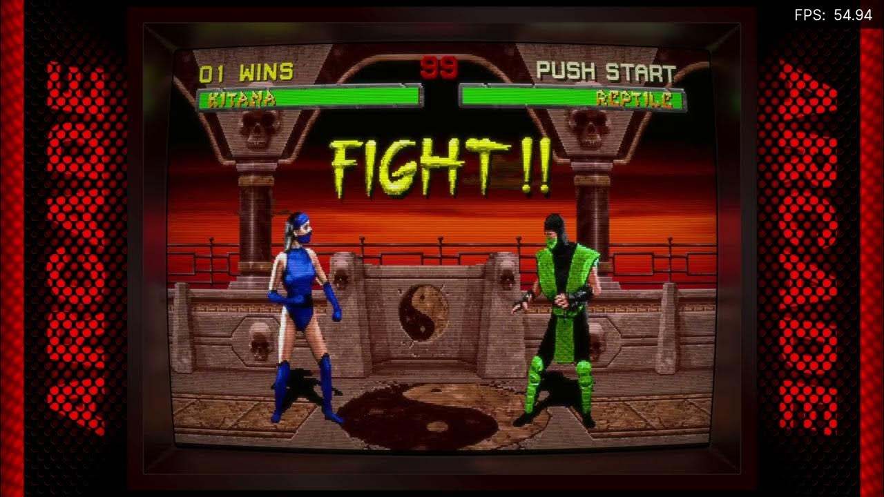 Retroarch MK2 intro and 2 fights. Full monitor version. - YouTube