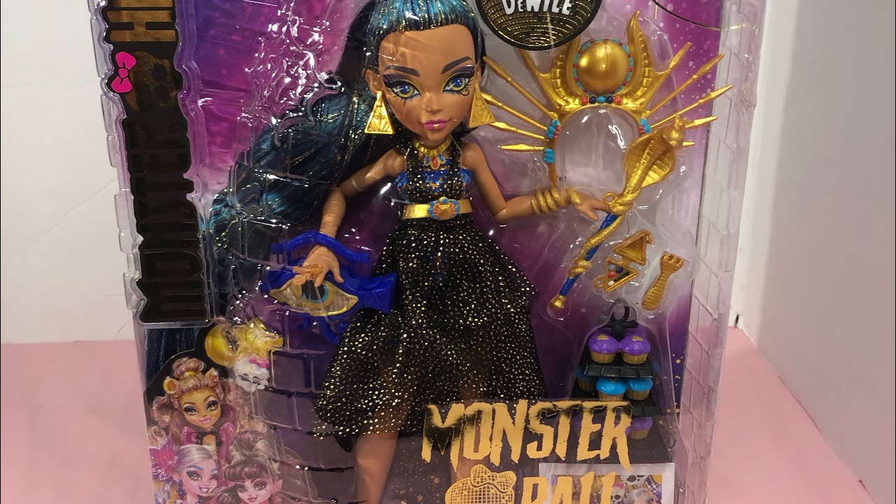 monster high monster ball Cleo Denile doll unboxing and review - YouTube