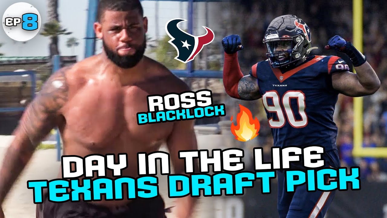Day In The Life With New TEXANS Rookie Ross Blacklock! His Dad Is A ...