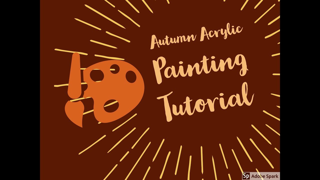 Easy Autumn Foliage Scene: Acrylic Painting Tutorial for Beginners ...