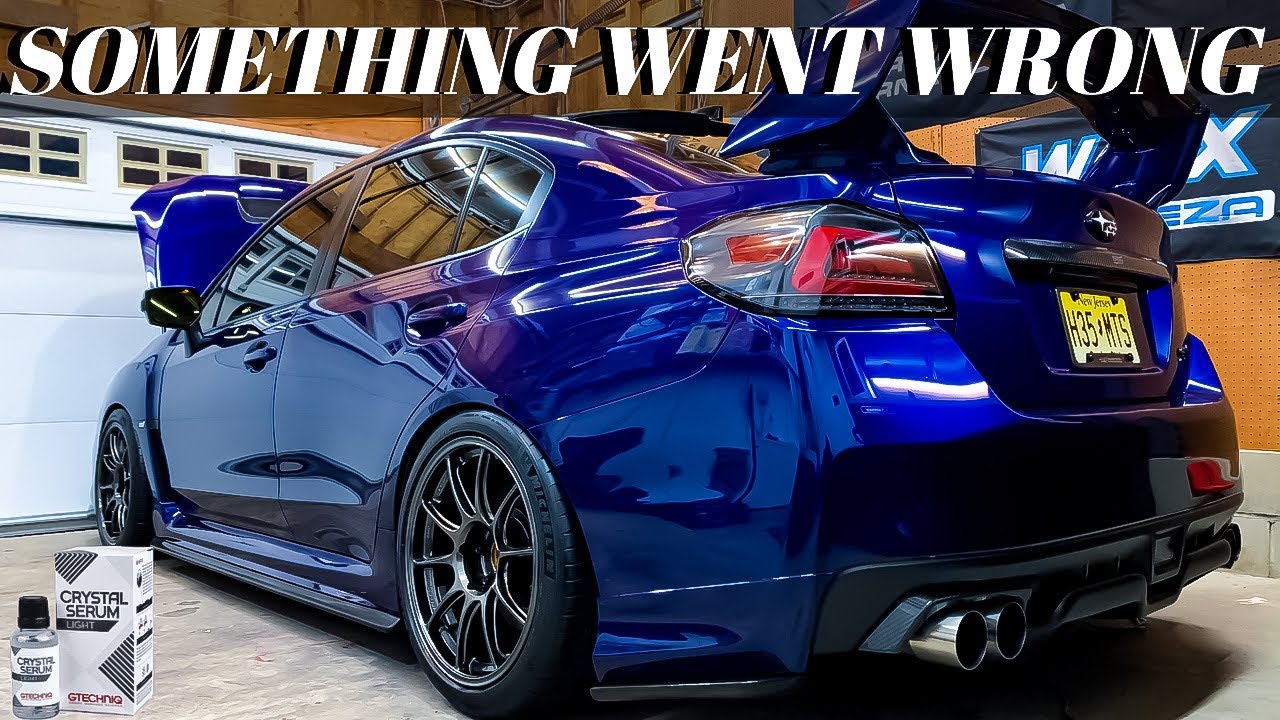 Ceramic Coating my Subaru STI | Gtechniq CSL - YouTube