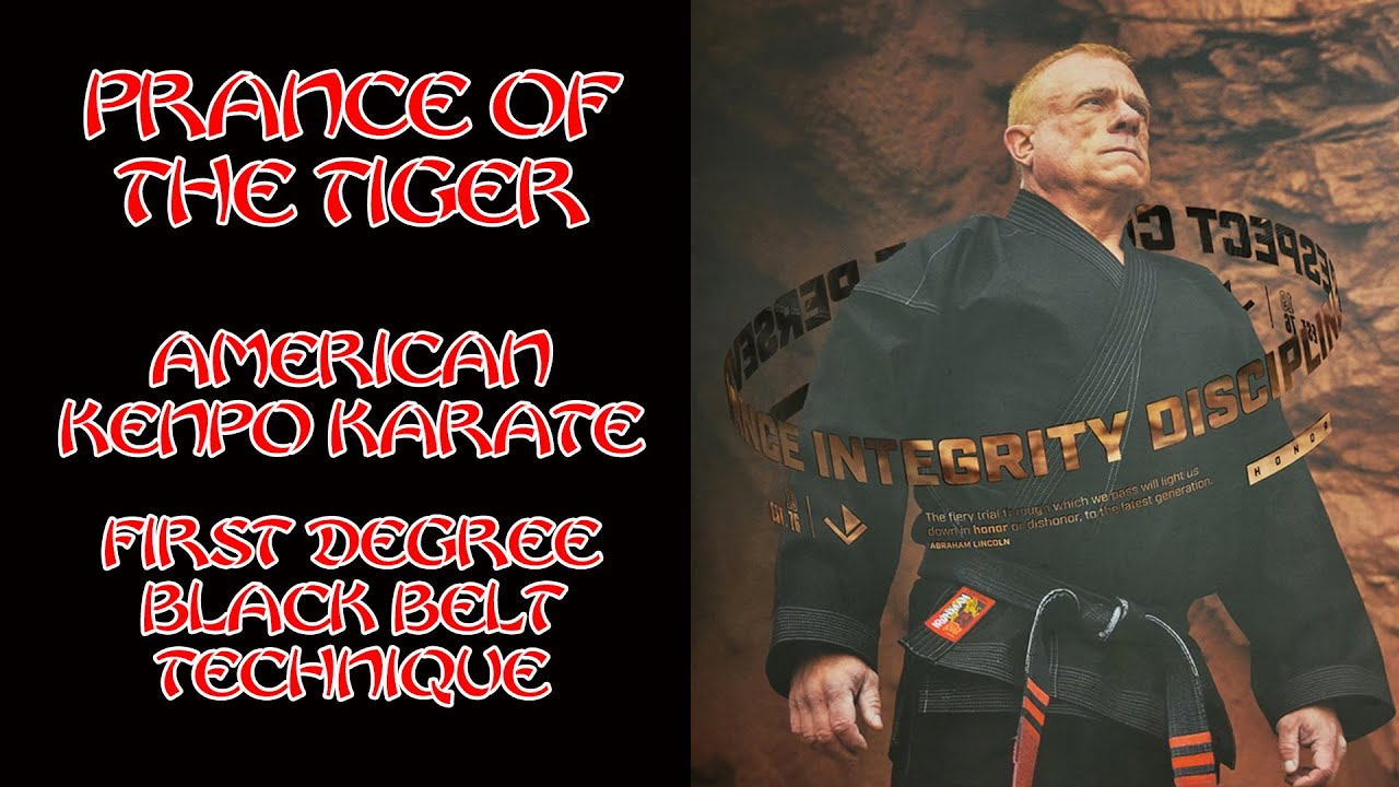 Prance Of The Tiger American Kenpo Karate - YouTube