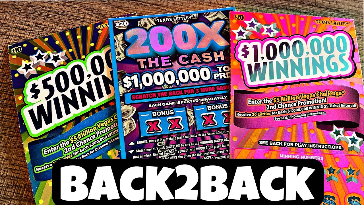Back 2 Back - Texas Lottery - YouTube