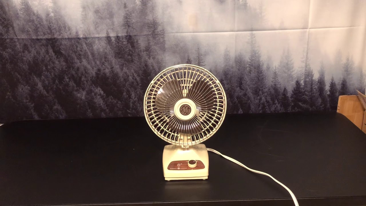 1980’s GE desk fan 6” - YouTube