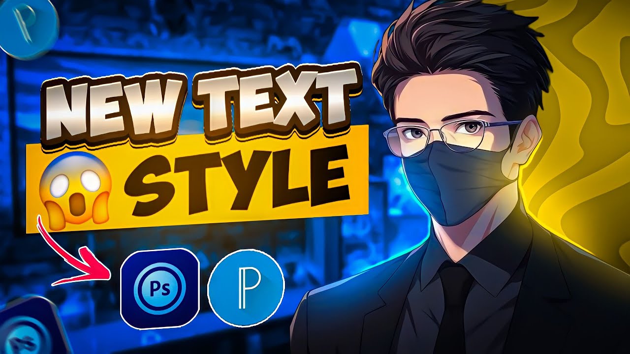 text effect photoshop how to make text style - YouTube