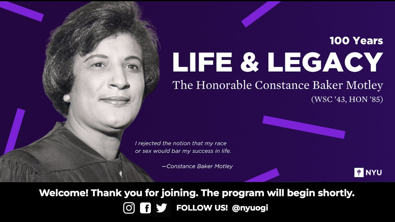 The Legacy of Constance Baker Motley - YouTube