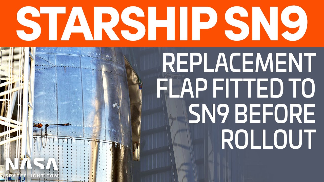 SpaceX Boca Chica - Starship SN9 Gets a New Forward Flap - Tankzilla ...