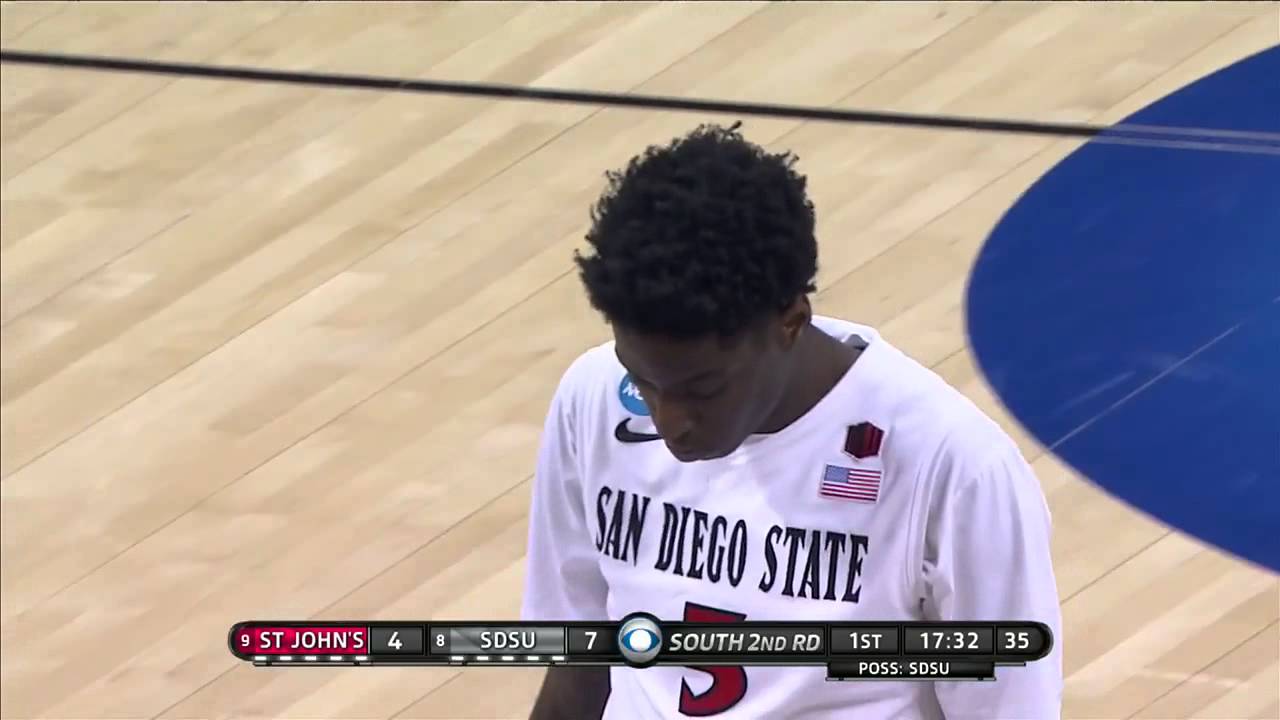 St. John’s vs. San Diego State: Dwayne Polee II 3-pt - YouTube