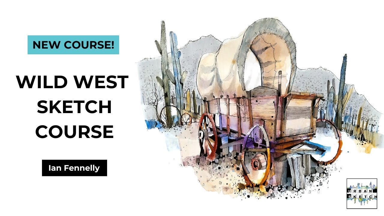 NEW COURSE: Wild West Sketch Course - YouTube