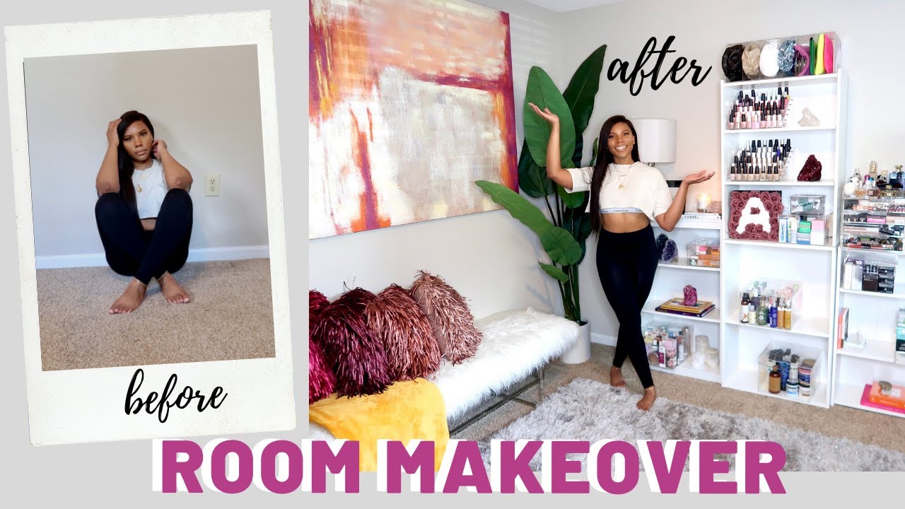 EXTREME ROOM MAKEOVER | How I Transformed My Room From Gloom to Glam On ...