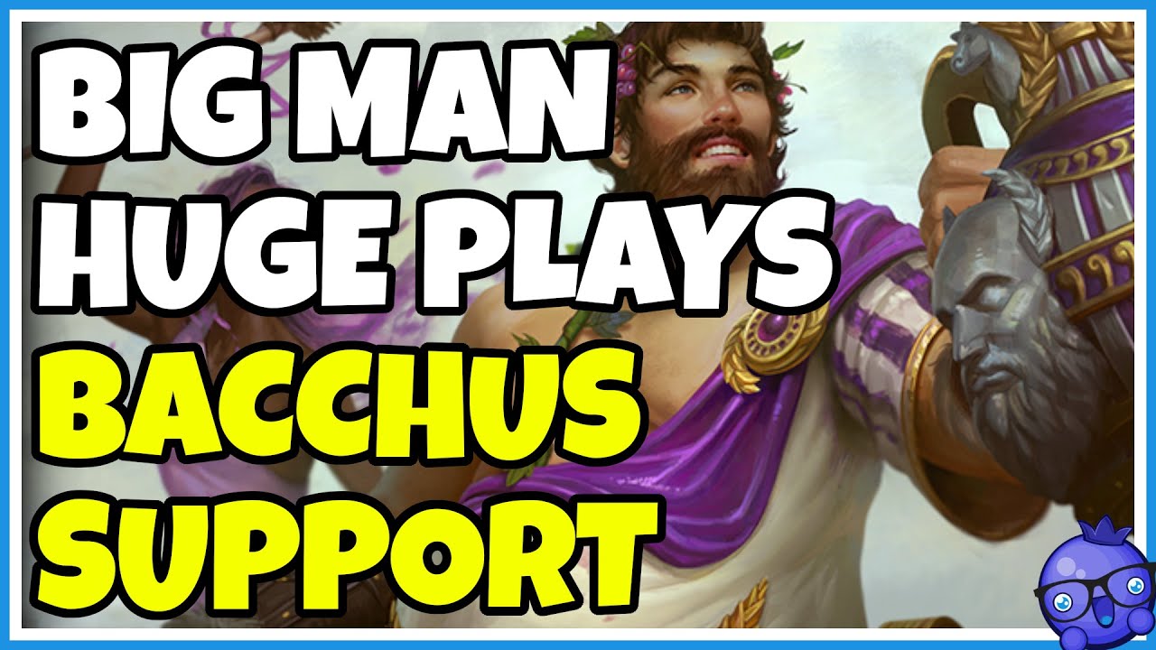 Big Bacchus Support plays in Smite Ranked Conquest - YouTube