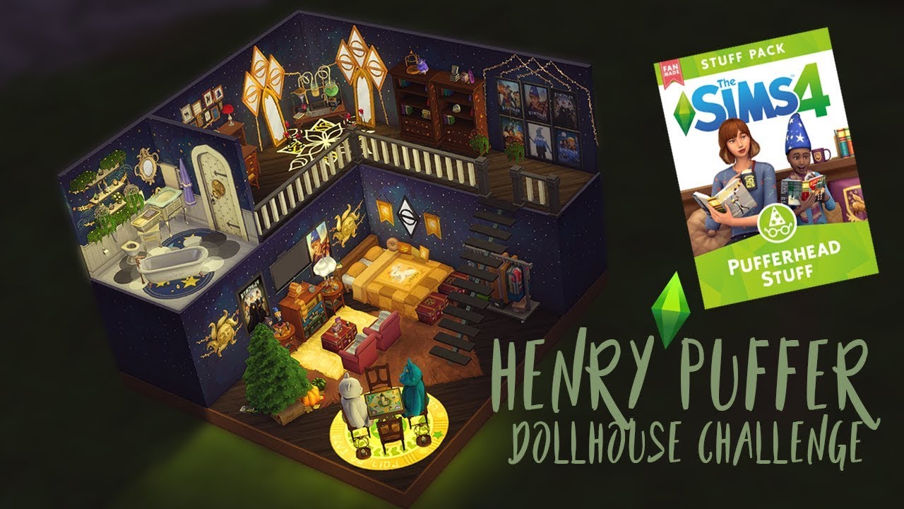 Henry Puffer fan Dollhouse Challenge | Pufferhead Stuff Pack | The Sims ...