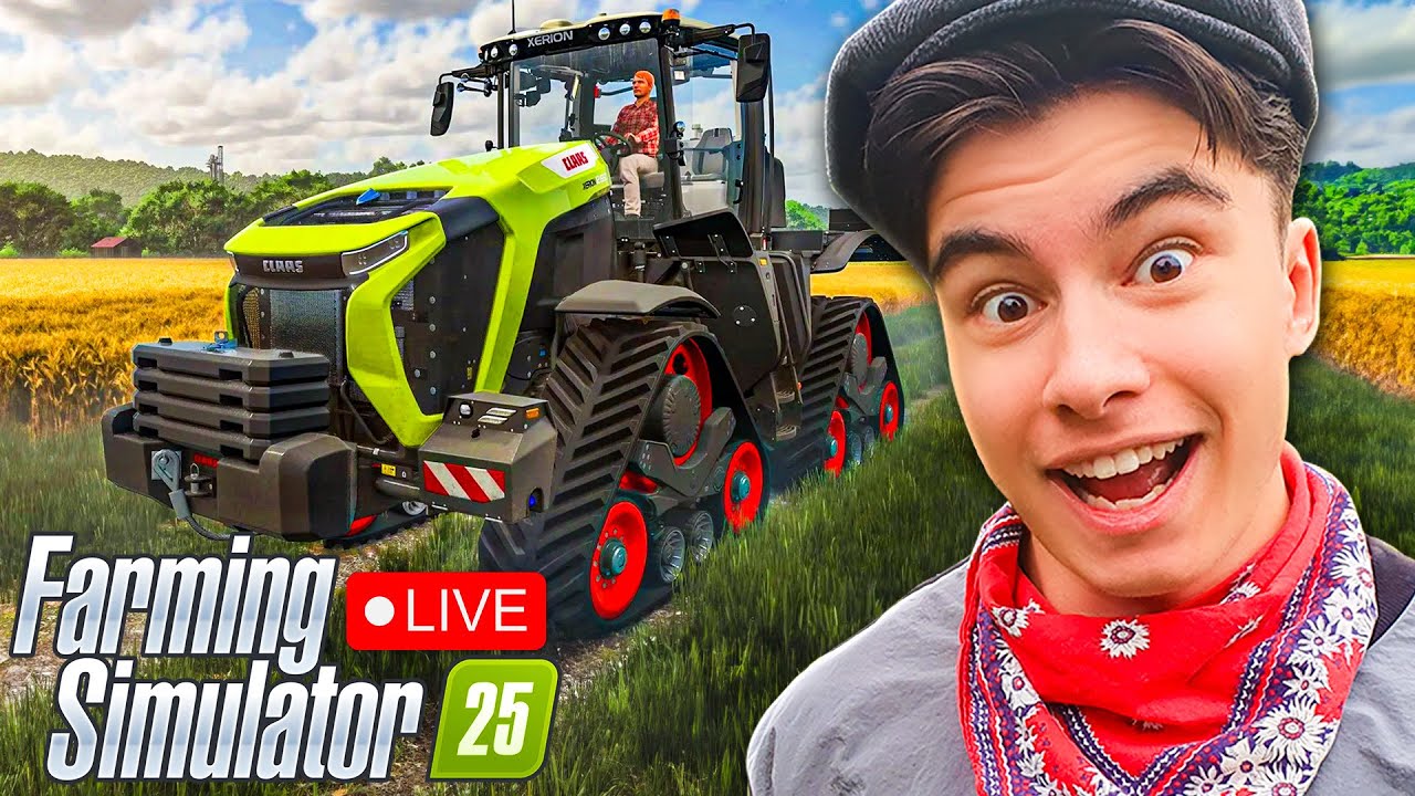 🔴 [LIVE] Farming Simulator 25 🚜 - YouTube