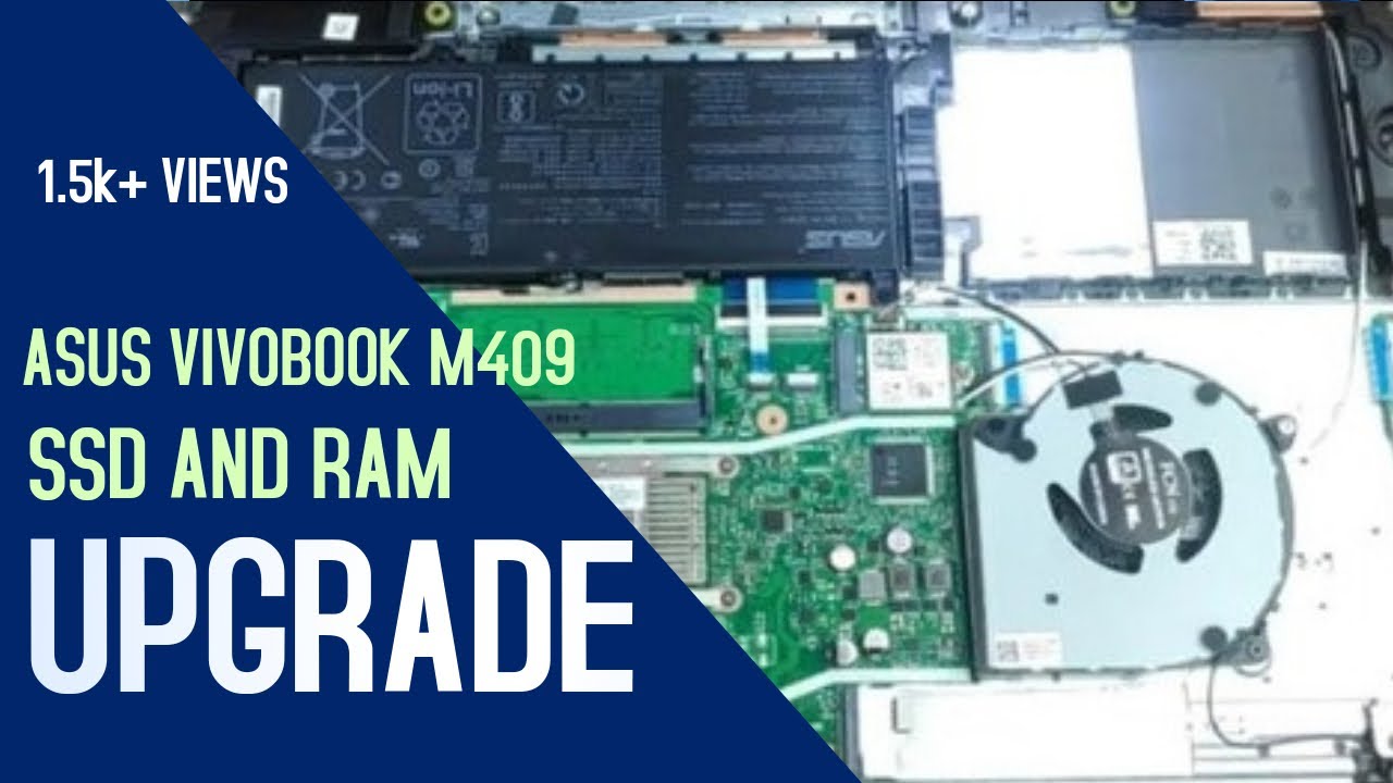 Asus Vivobook M409DA RAM and SSD upgrade । Asus Vivobook Upgrade - YouTube