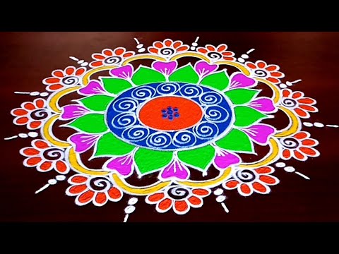 Sankranthi Muggulu Designs/Sankranthi chukkala muggulu/sankranthi ...