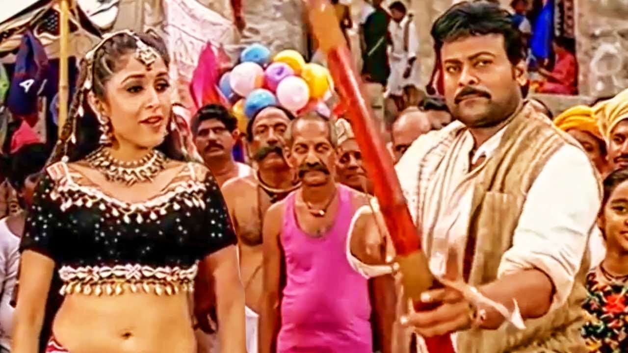 #Chiranjeevi ने चूड़ी के बीच से कद्दू फोड़ा और जीत लिया | Diler Daring ...