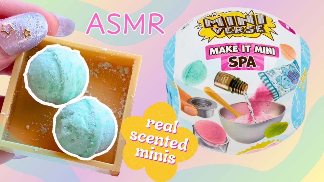 ASMR Miniverse Spa Unboxing | Mini Spa Products That Actually Work ...